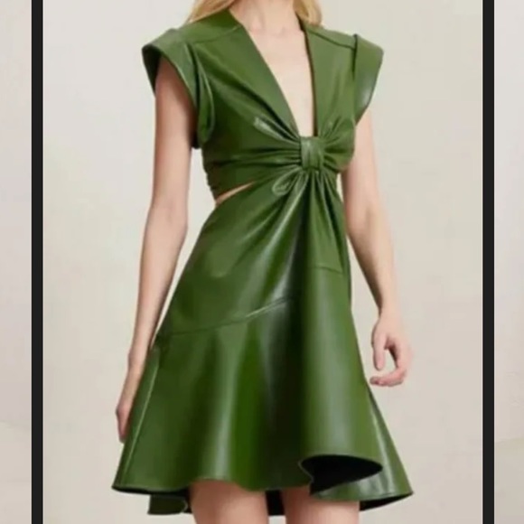 A.L.C. | Dresses | Nwt Alc Lexi Vegan Leather Cutout Mini Dress | Poshmark
